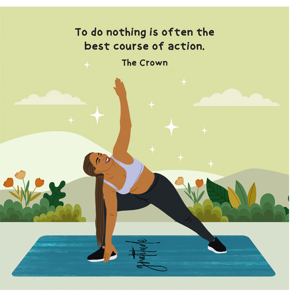 To Do Nothing Doodle Card – Big Raven Yoga