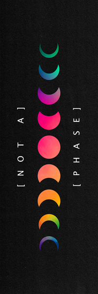 Not a Phase Pride Sticker – Big Raven Yoga