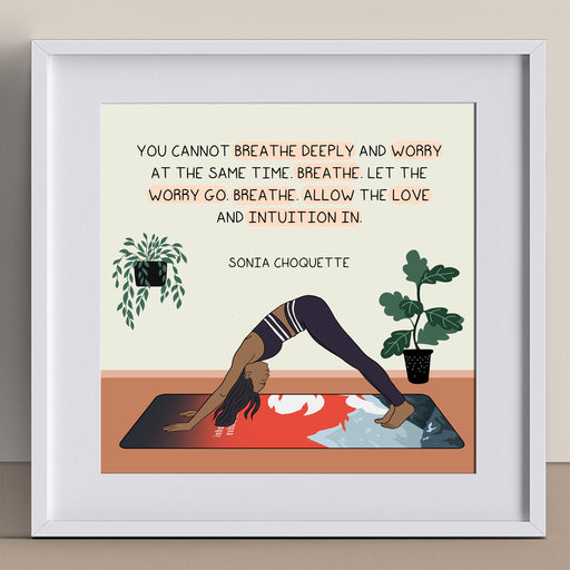 Allow Love and Intuition Doodle Card – Big Raven Yoga