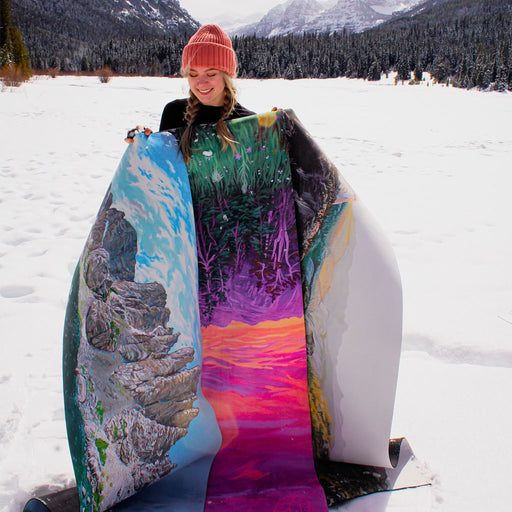 Midsummer Sky Pond by Alyssa Shaw Yoga Mat – Big Raven Yoga
