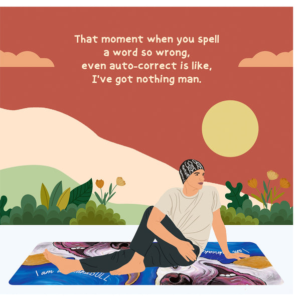 Auto-Correct Doodle Card – Big Raven Yoga