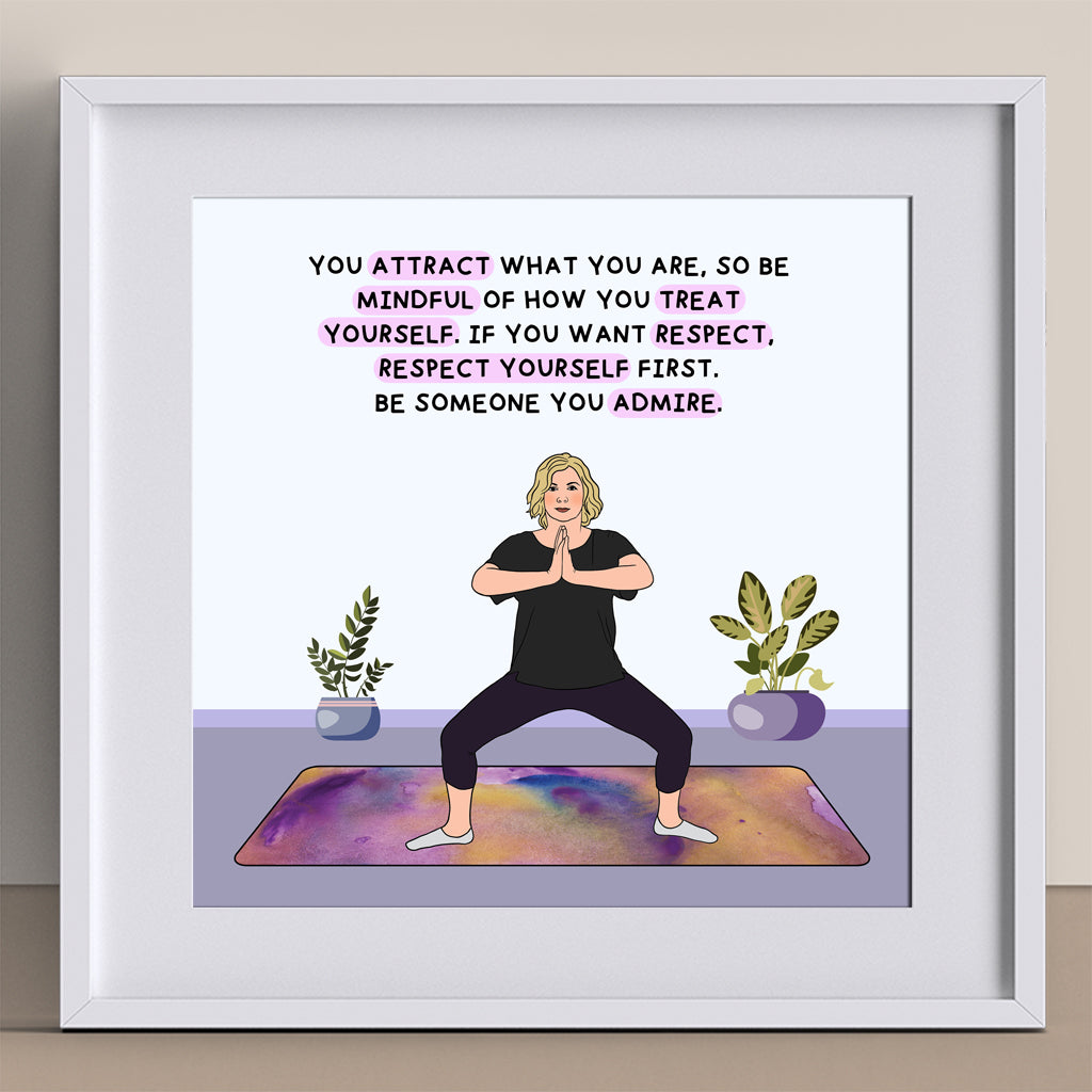 Be Someone You Admire Doodle Card – Big Raven Yoga