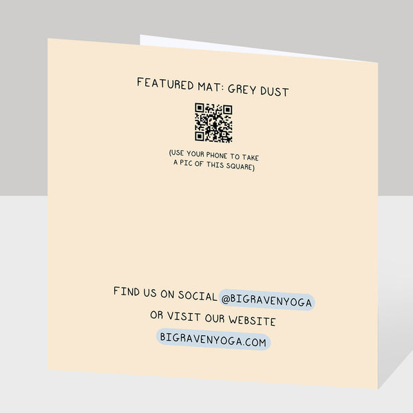 Doing Something Else Doodle Card – Big Raven Yoga