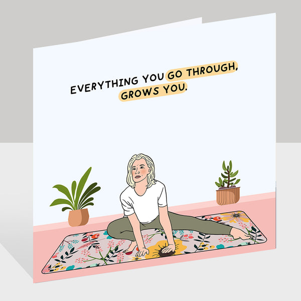 Everything You Go Through Doodle Card – Big Raven Yoga