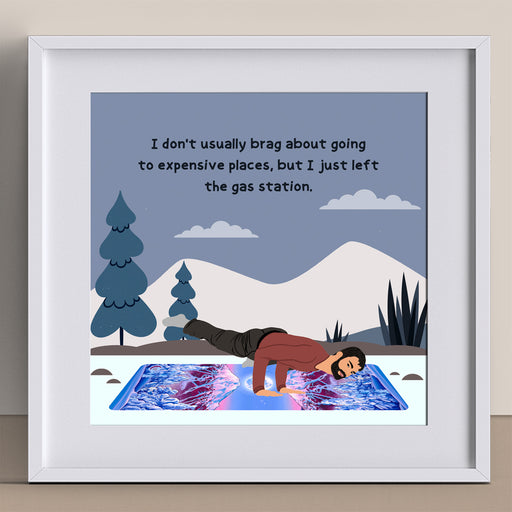 Expensive Places Doodle Card – Big Raven Yoga