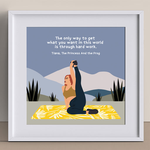 Hard Work Doodle Card – Big Raven Yoga