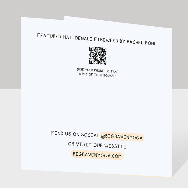 I Will Give Thanks Doodle Card – Big Raven Yoga