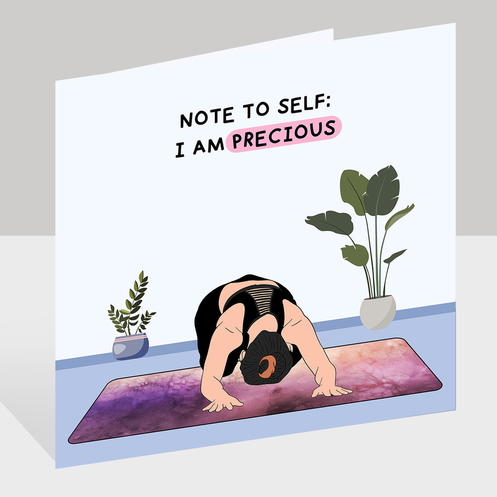 I Am Precious Doodle Card – Big Raven Yoga