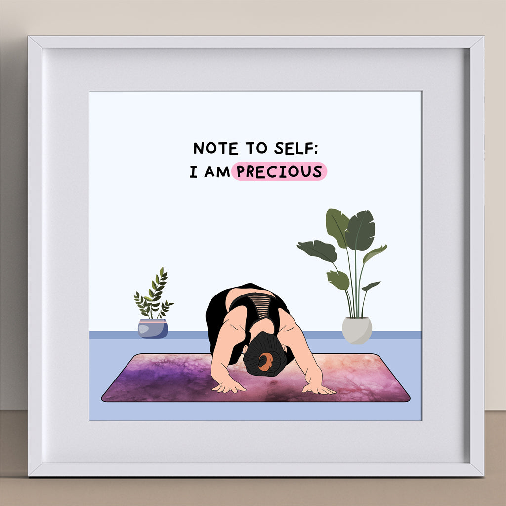 I Am Precious Doodle Card – Big Raven Yoga