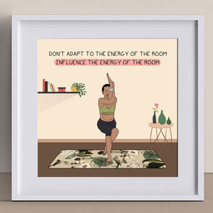 Influence The Energy Doodle Card – Big Raven Yoga