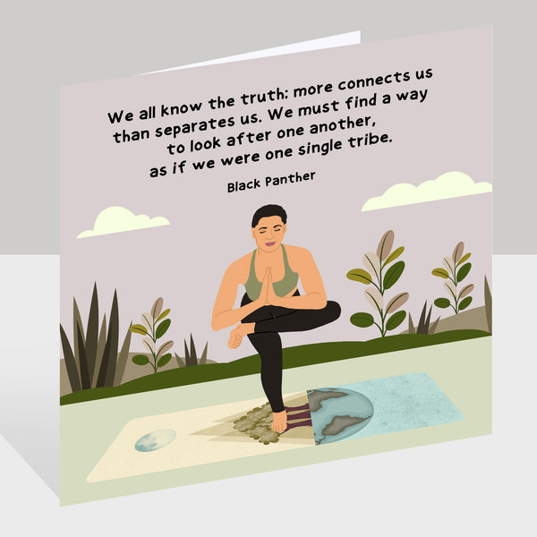 Know The Truth Doodle Card – Big Raven Yoga