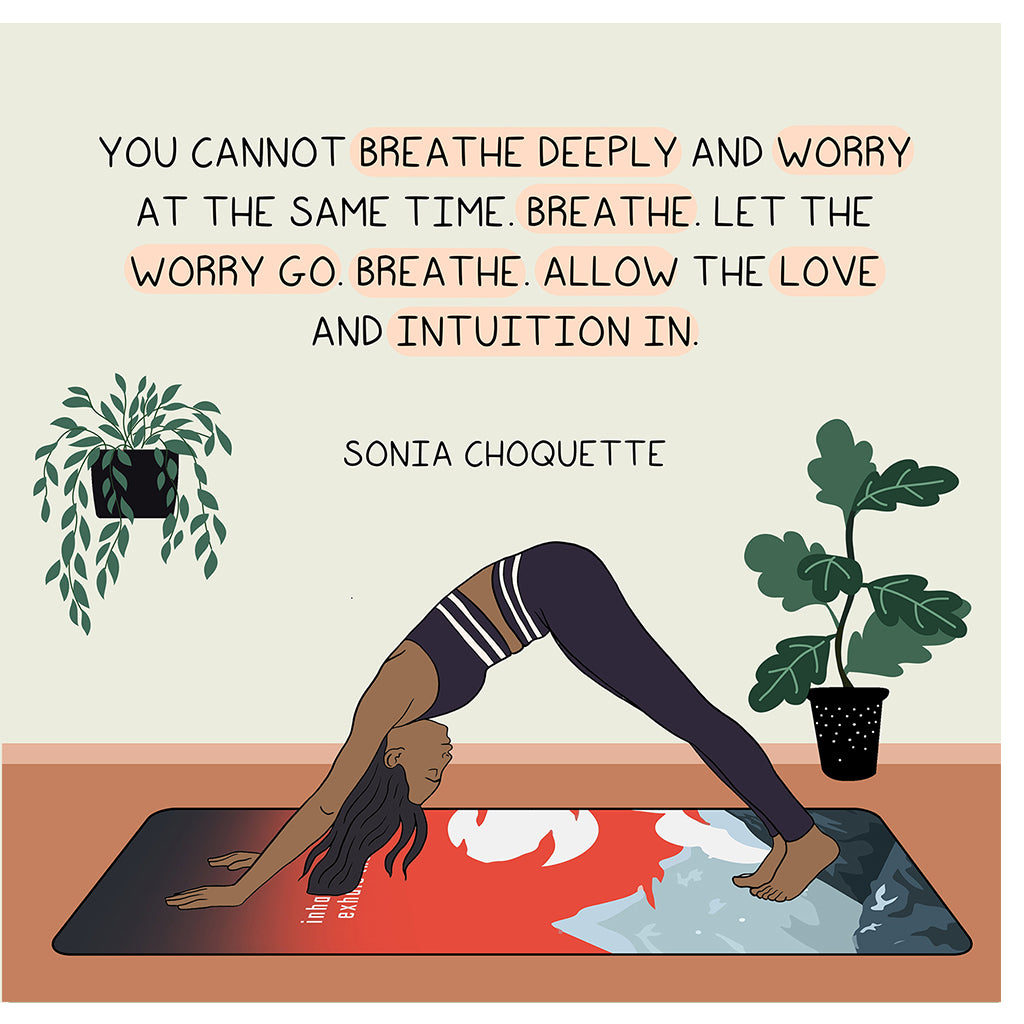 Allow Love and Intuition Doodle Card – Big Raven Yoga