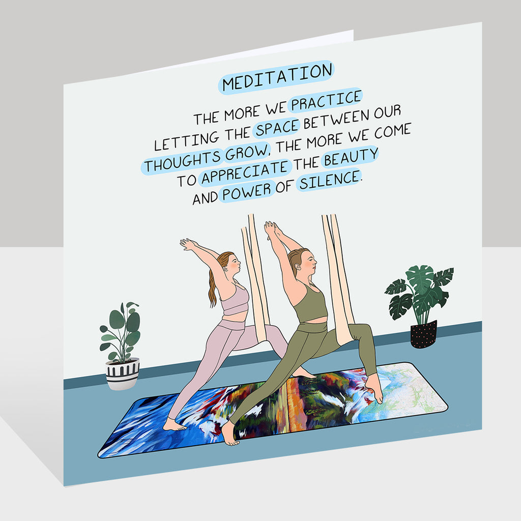 Meditation Doodle Card – Big Raven Yoga