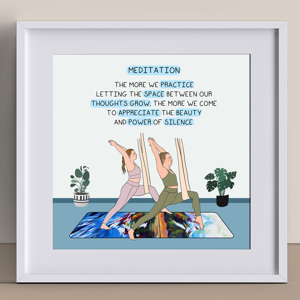 Meditation Doodle Card – Big Raven Yoga