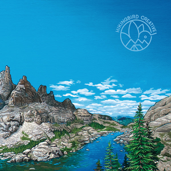 Midsummer Sky Pond by Alyssa Shaw Yoga Mat – Big Raven Yoga