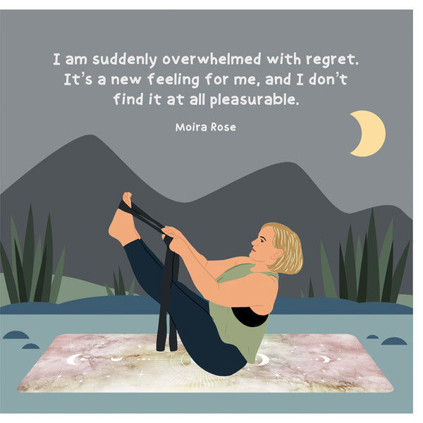 Overwhelmed With Regret Doodle Card – Big Raven Yoga