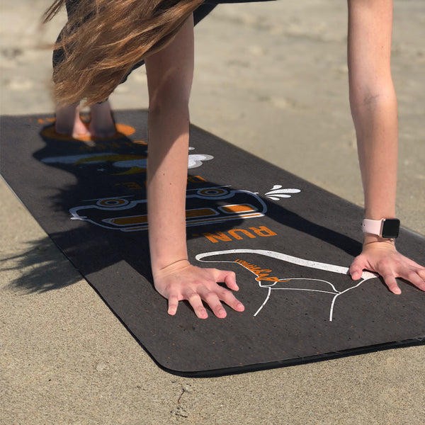 Ragnar Run Drive Sleep Repeat Yoga Mat – Big Raven Yoga