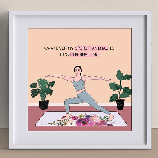 Spirit Animal Doodle Card – Big Raven Yoga