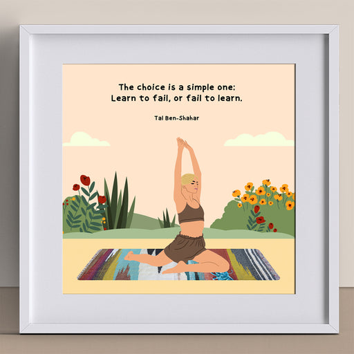 The Choice Is A Simple One Doodle Card – Big Raven Yoga