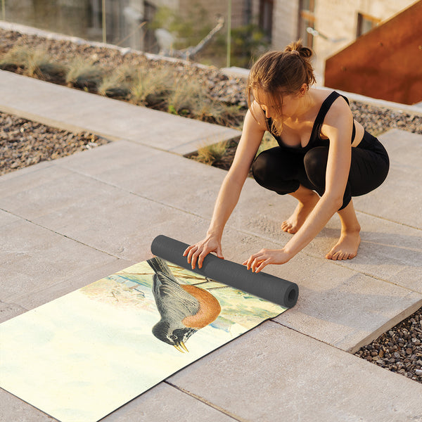 The Charming Robin Yoga Mat – Big Raven Yoga