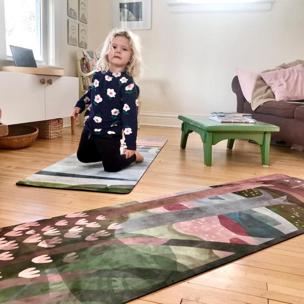 Trail Commute by Jordan Sundberg Yoga Mat – Big Raven Yoga