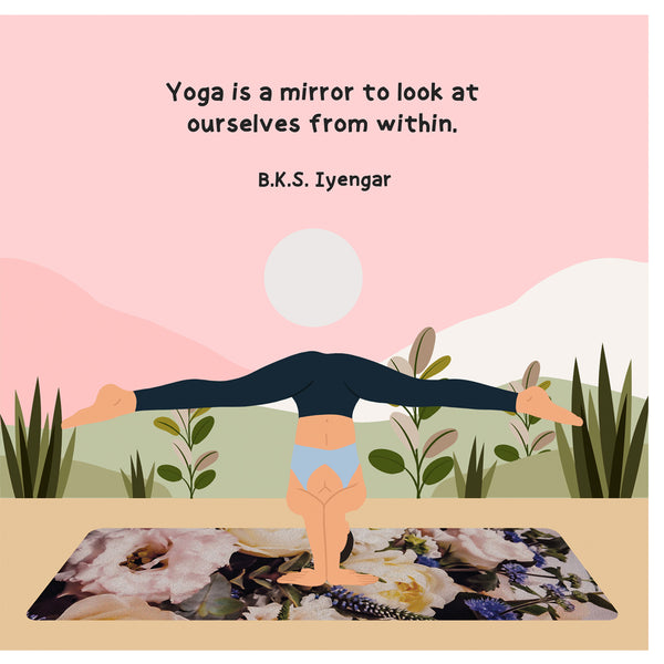 Yoga Is A Mirror Doodle Card – Big Raven Yoga