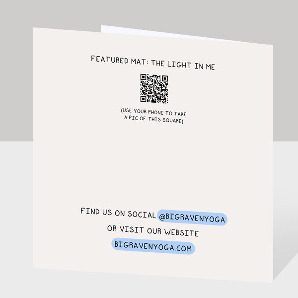 You have permission to rest Doodle Card – Big Raven Yoga