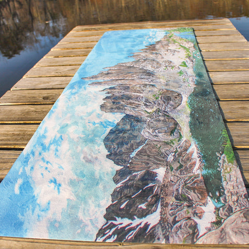 Midsummer Sky Pond by Alyssa Shaw Yoga Mat – Big Raven Yoga